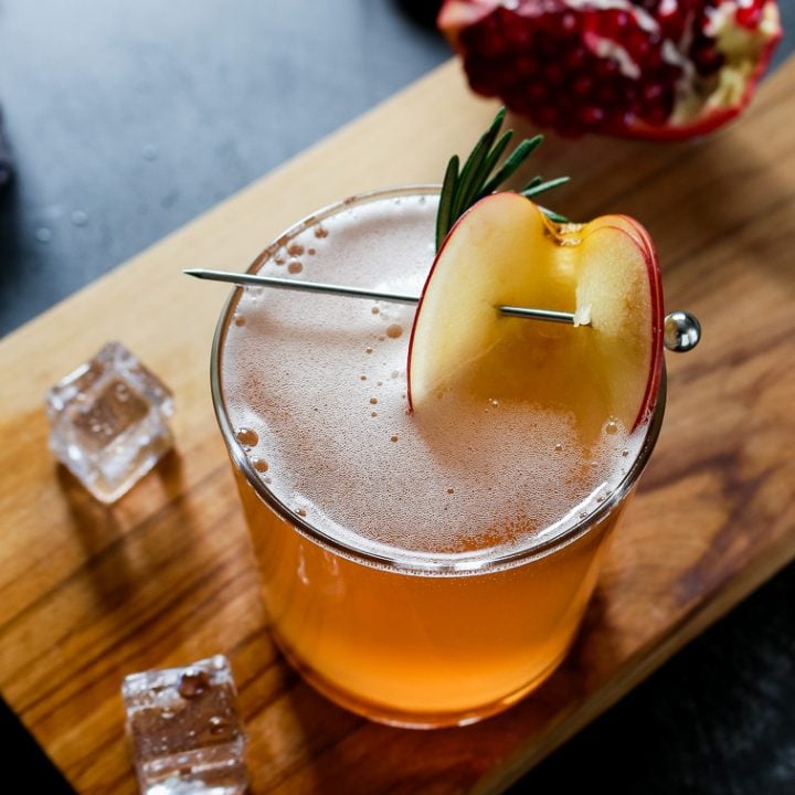 Rum Cider Cocktail - Worldly Treat
