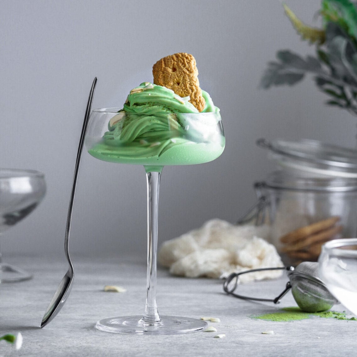 Soft Serve Matcha Ice Cream - Worldly Treat