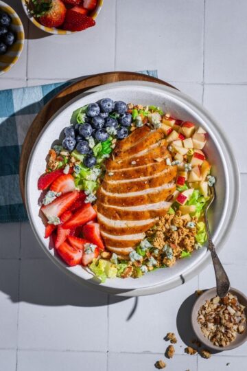 Chicken Fruit salad-(copycat recipe) Worldly Treat