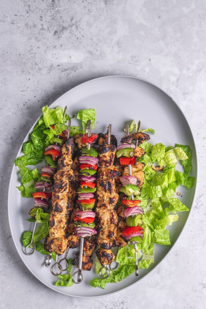 Greek Chicken Kebab Bowl (with mint dressing)- Worldly Treat